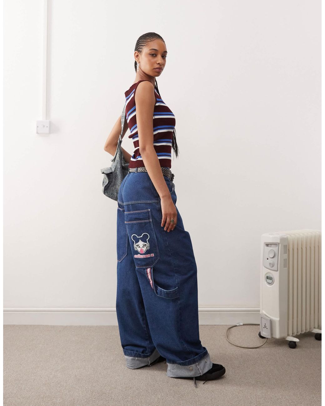 Collusion X008 Skater Jeans in Blue | Lyst