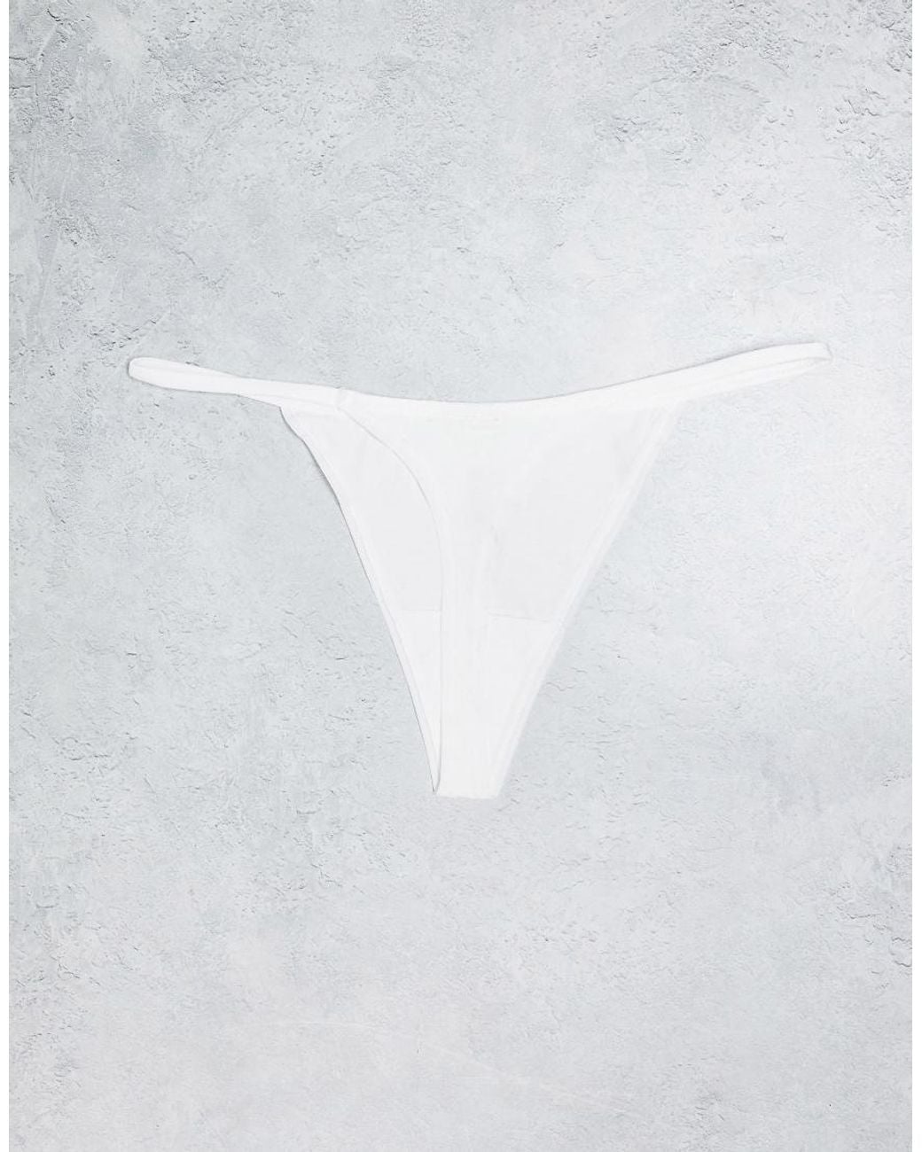Lindex Sou Jenianne Cotton 3 Pack Tanga Side Thong in White | Lyst UK