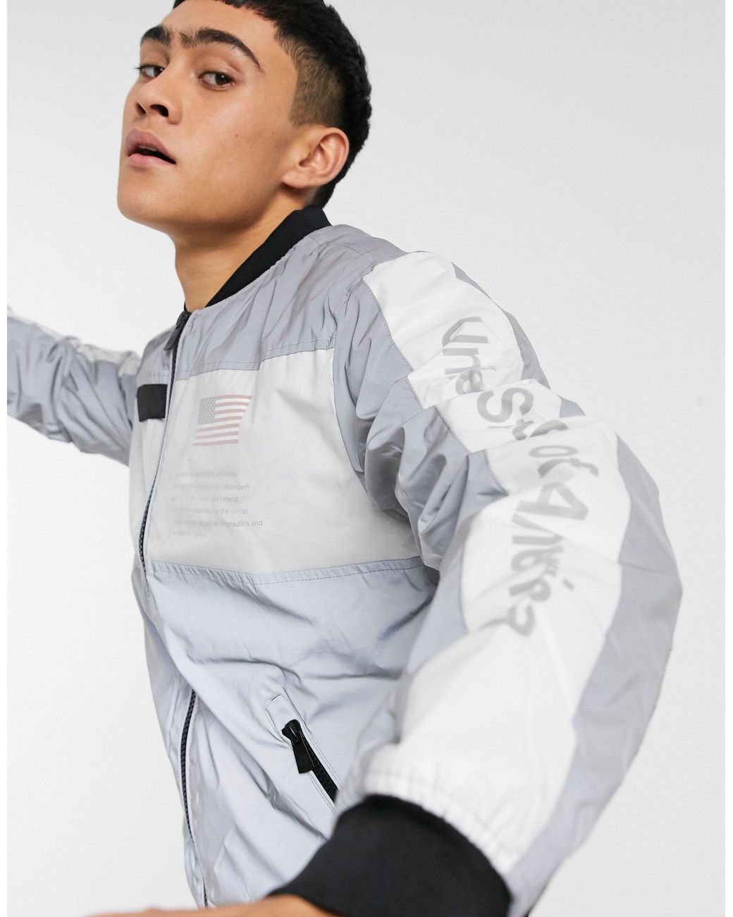 Buy pull and bear jacket nasa cheap online