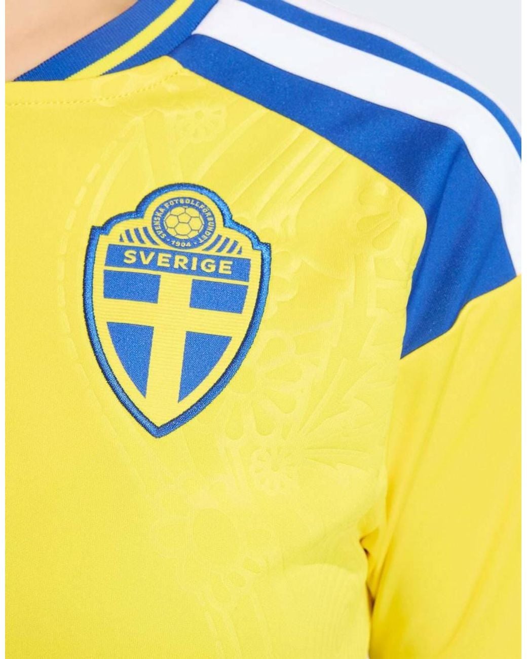 adidas Originals Sweden 26 Home Jersey in Yellow | Lyst UK