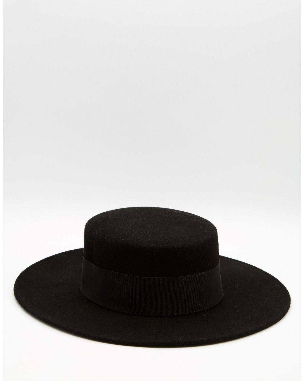 Flat Top Wide Brim Hat