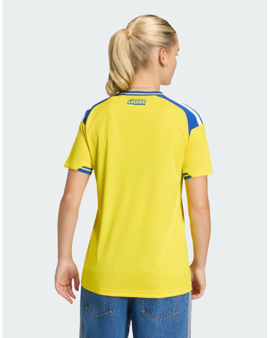 adidas Originals Sweden 26 Home Jersey in Yellow | Lyst UK
