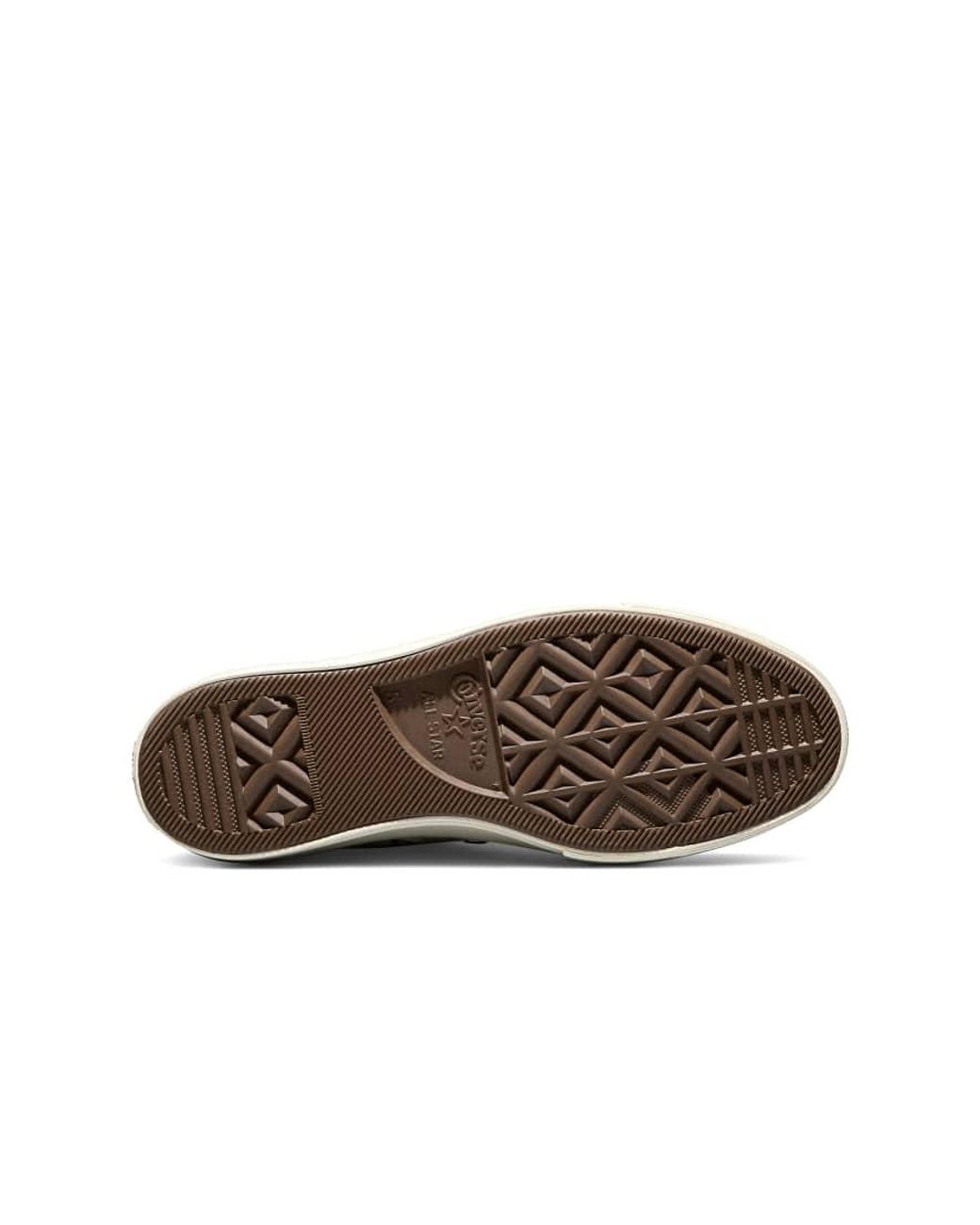 Converse All Star Lift Platform Crocodile in Natural | Lyst UK