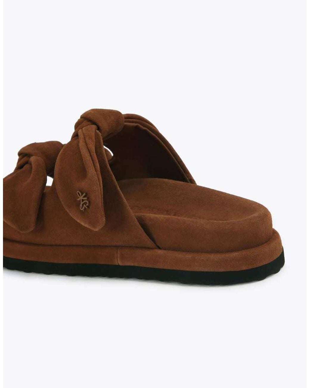 KG by Kurt Geiger Reva Flat Sandals in Brown | Lyst UK