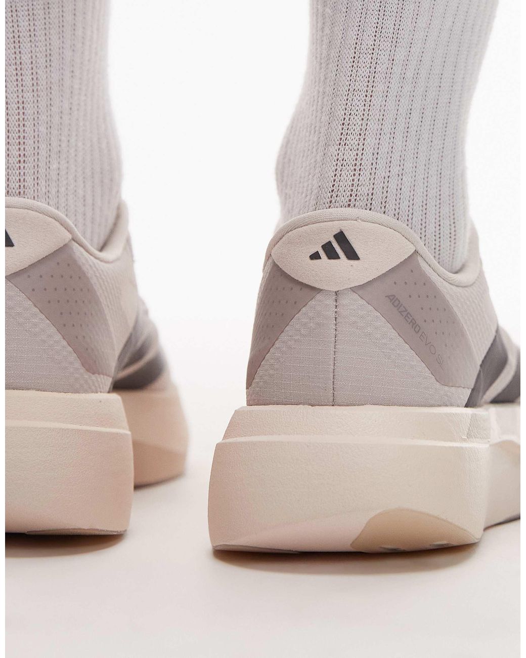adidas Originals Adidas Running Adizero Evo Sl Sneakers in Natural | Lyst