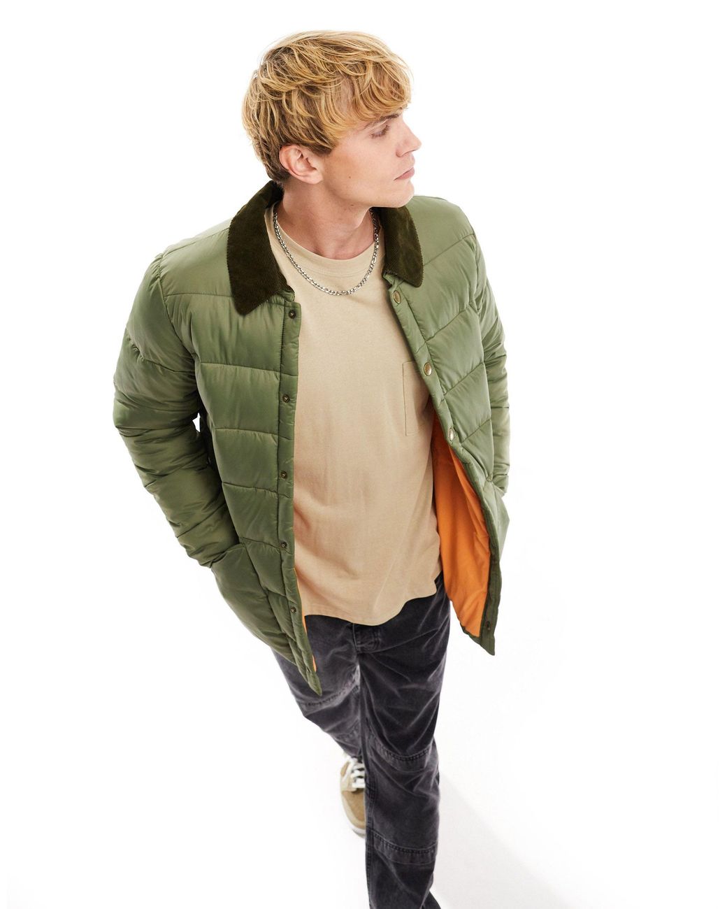 Barbour X Asos Exclusive Baffle Liddesdale Jacket in Green for Men ...