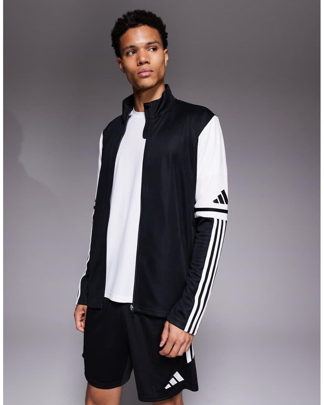 adidas Originals Adidas Football Squadra 25 Long Sleeve Top in Grey for ...