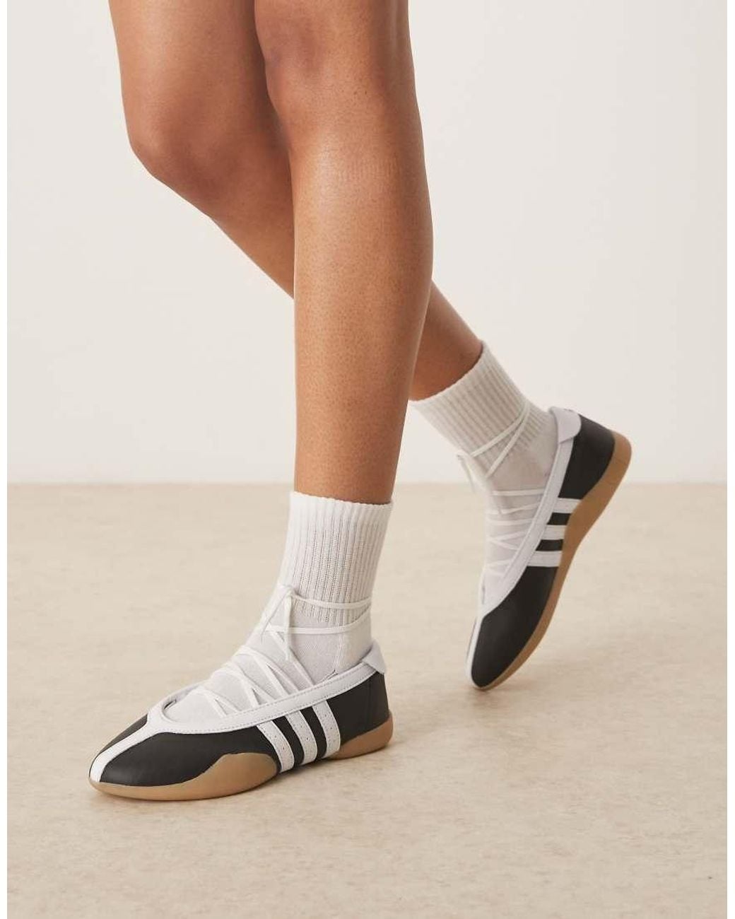 adidas Originals Taekwondo Mei Ballet Trainers in Metallic | Lyst UK