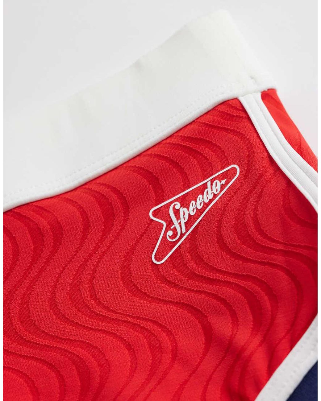 Speedo Jetstream Texture 3.5" Swim Brief in Red for Men | Lyst UK