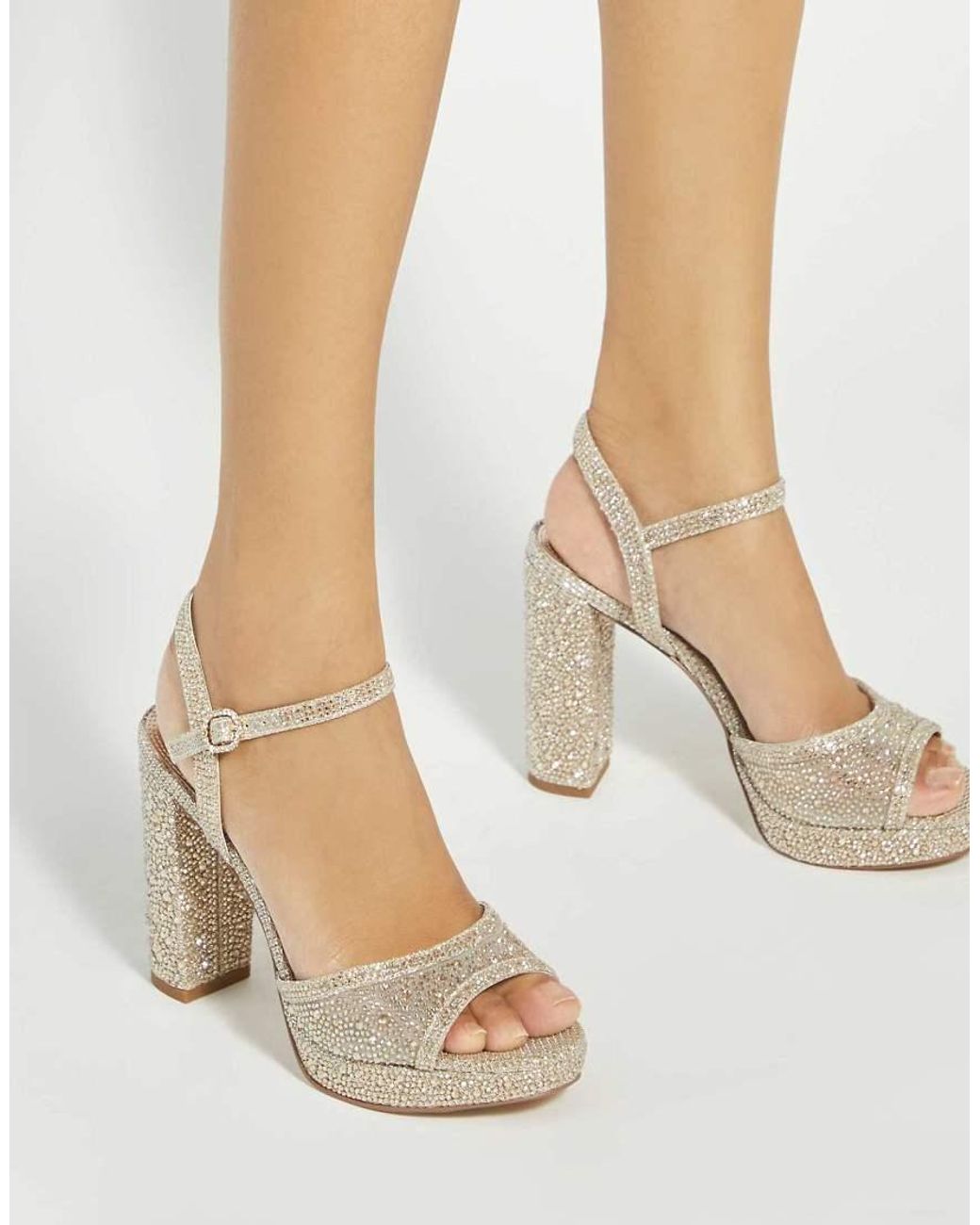 Dune Mesmerizing Smart Sandals in White | Lyst UK