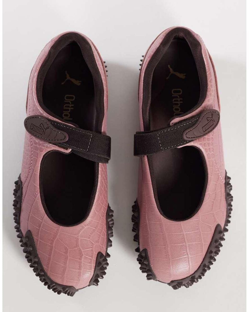 PUMA Mostro Fey Croc Mary Jane in Pink | Lyst UK