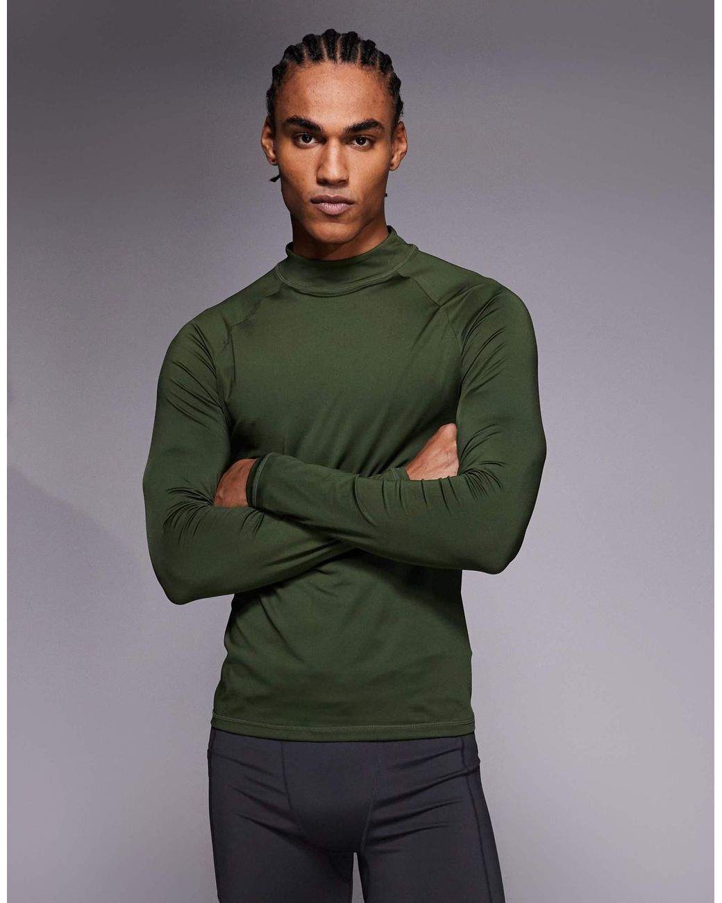 4505 Icon Active Quick Dry Muscle Fit Base Layer Training Long Sleeve ...