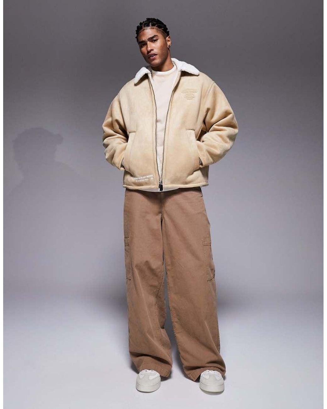 Aape By A Bathing Ape Aape By A Bathing Ape Faux Suede Chore Jacket in ...