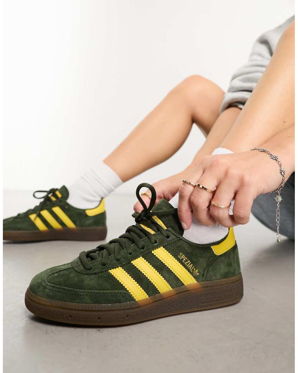 adidas Originals Handball Spezial Gum Sole Trainers | Lyst UK
