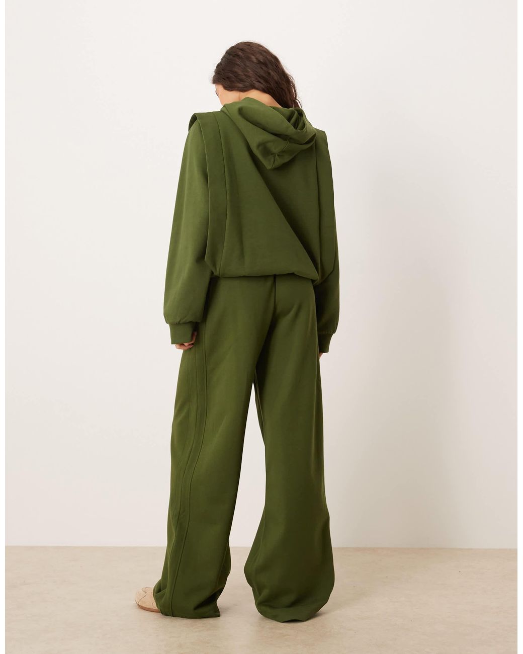 ASOS Circular Design Collection Wide Leg Sweatpants With Seam Details ...