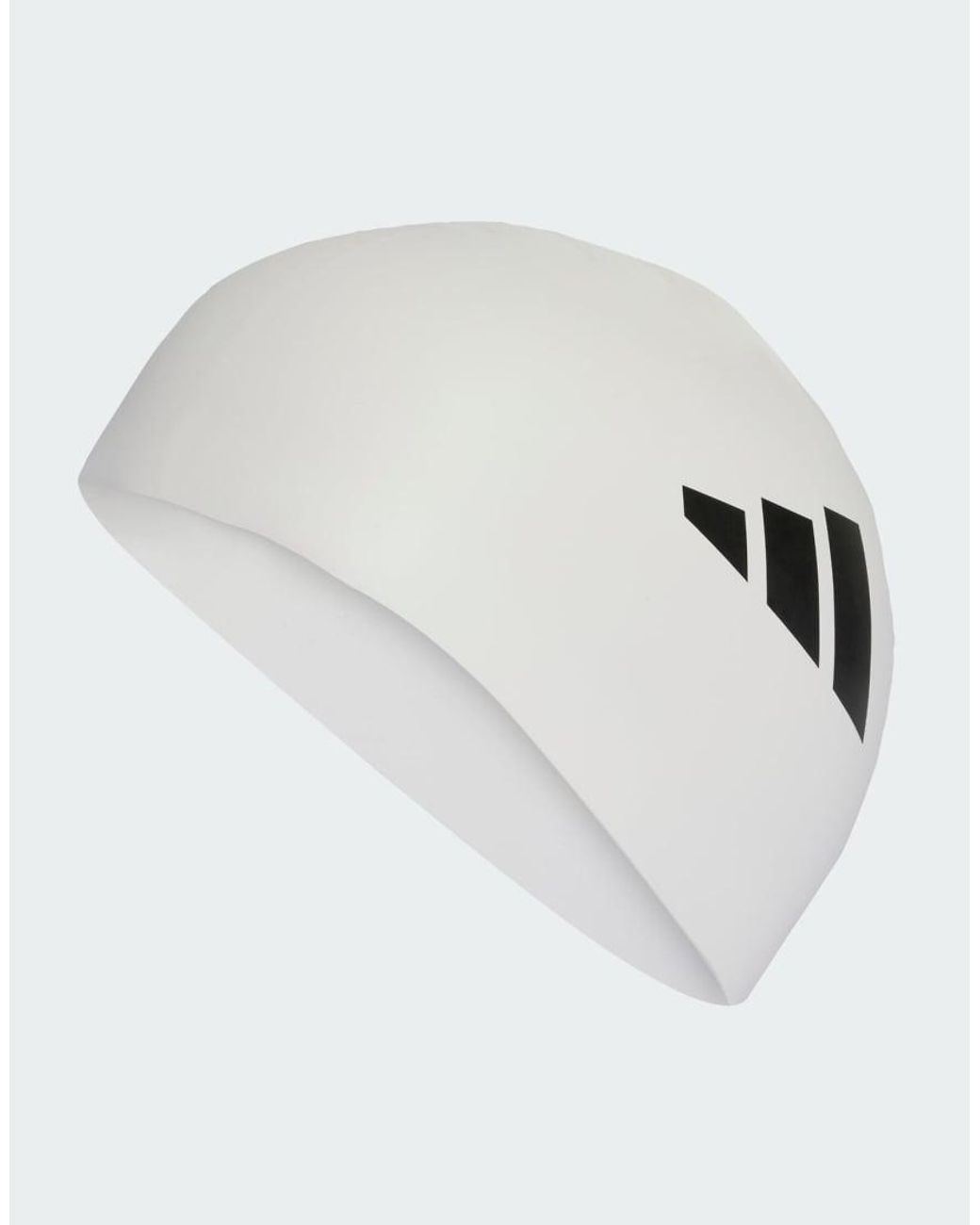 adidas Originals Adidas Adults 3-Stripes Swim Cap in White | Lyst UK