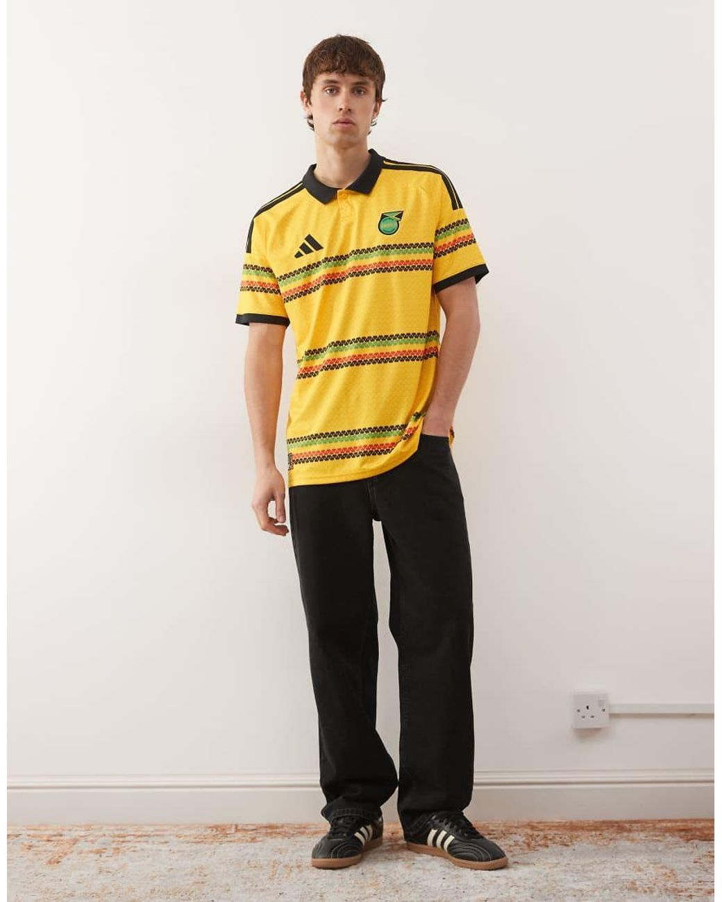 adidas Originals Adidas Football Jamaica World Cup 26 Home Shirt in ...