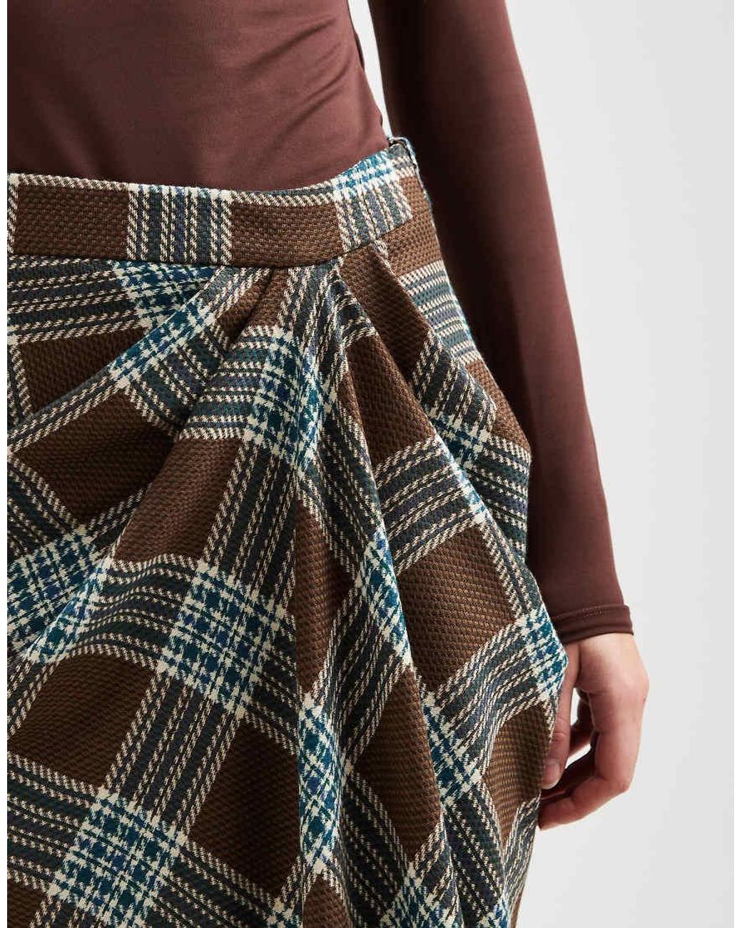 ASOS Drape Detail Maxi Skirt | Lyst UK