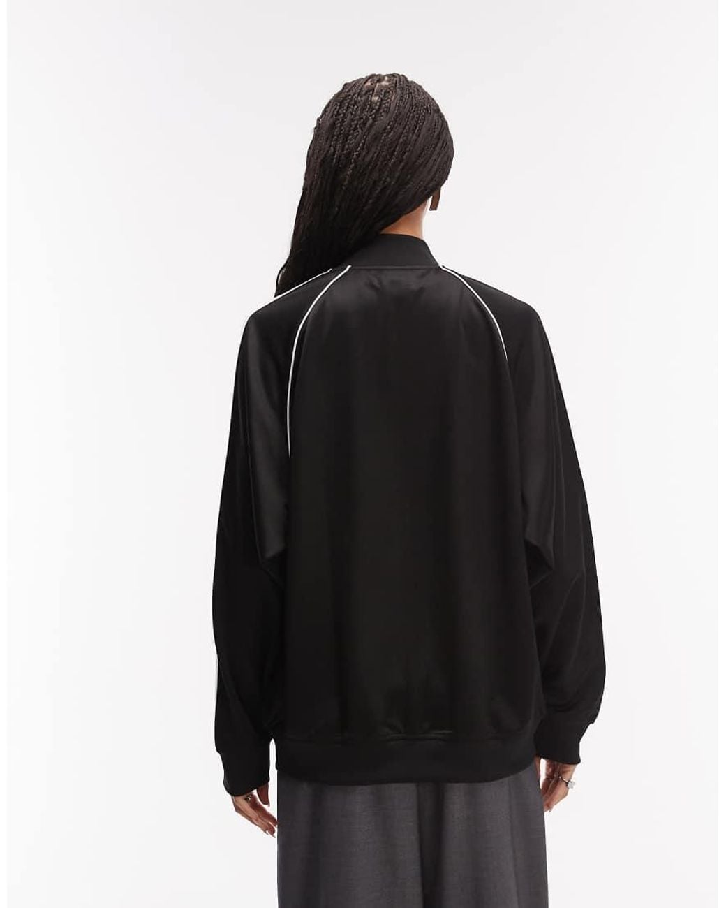 adidas Originals Superstar Track Top in Black | Lyst UK