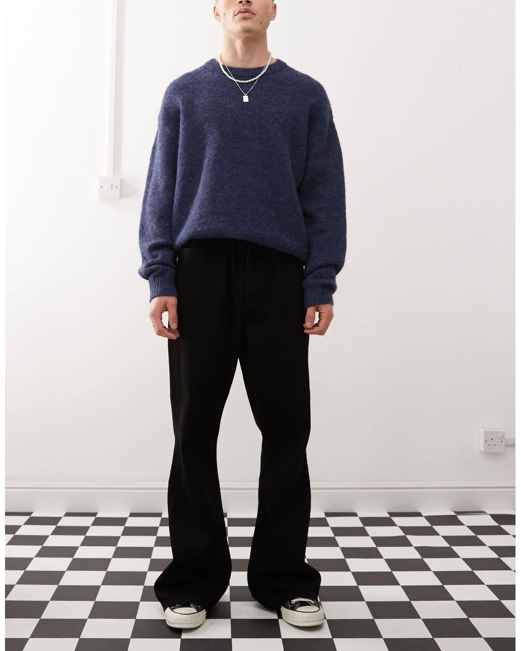 Dr. Denim Rift Relaxed Fit Mid Waist Wide Bootcut Jeans in Blue for Men ...