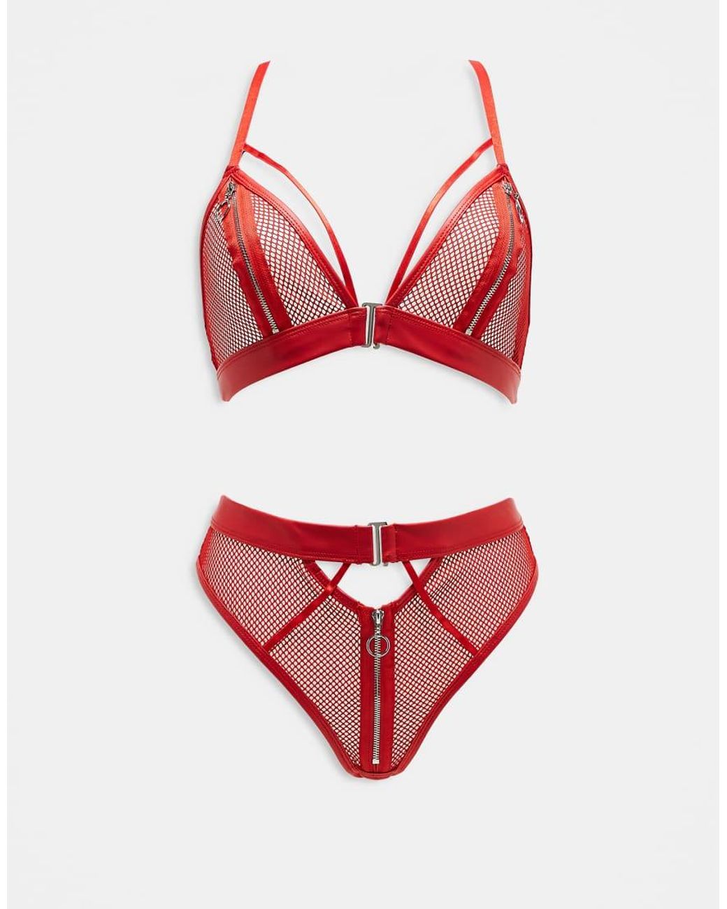 Ann Summers Zorah Crotchless Set in Red | Lyst UK