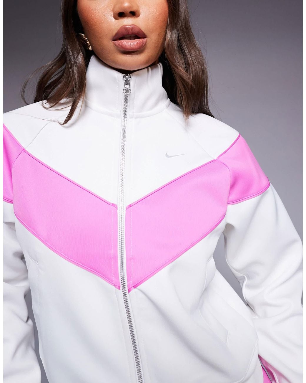 Nike Windrunner Polyknit Track Jacket in Gray | Lyst