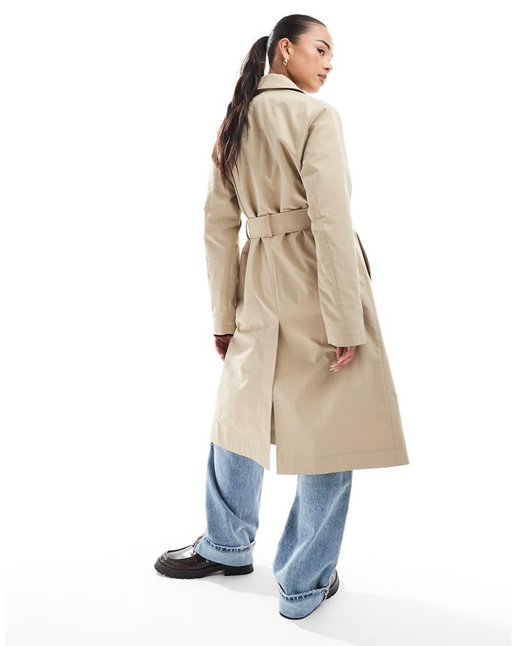 New Look Trench Coat in Blue | Lyst UK