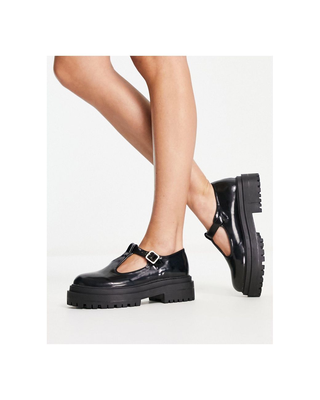 Raid Boston Mary Jane Shoes in White | Lyst