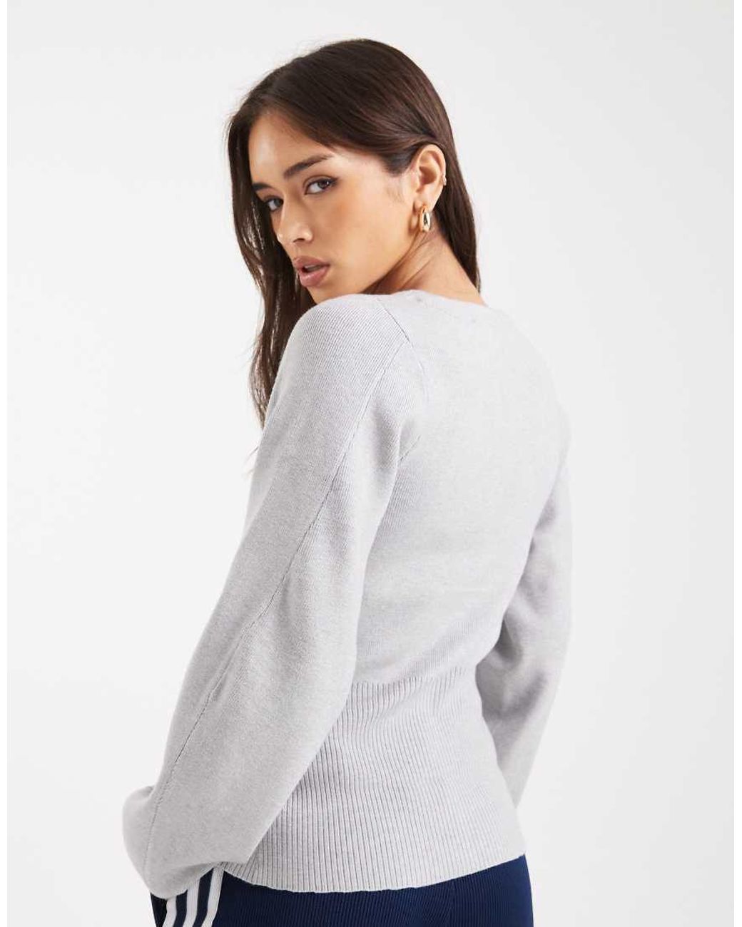 New Look Compact Cardigan in White | Lyst UK
