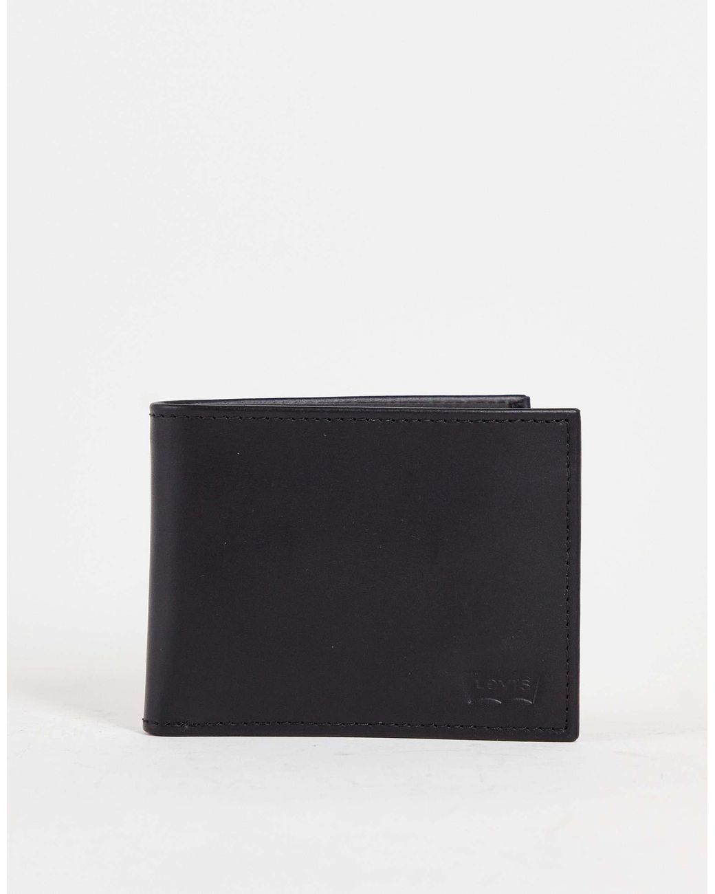 Levi's Leather Bifold Wallet With Coin Pocket And Batwing Logo in Blue ...