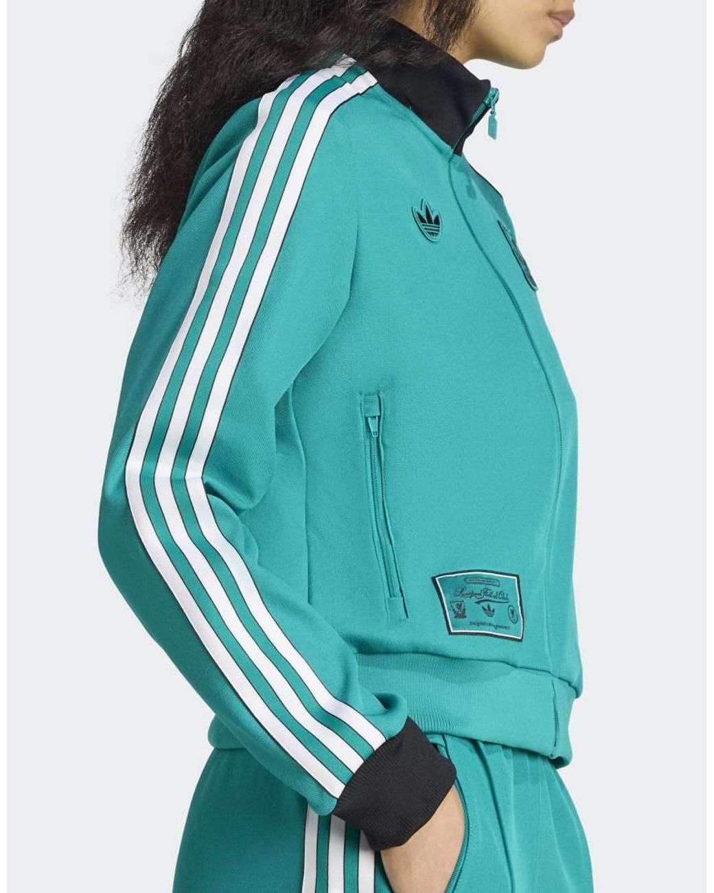 adidas Originals Liverpool Fc Terrace Icons Track Top in Blue | Lyst UK