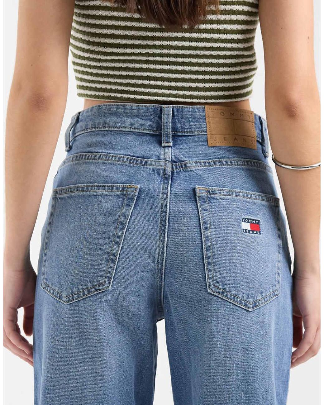 Tommy Hilfiger Layla High Rise Slim Straight Fit Jeans in Blue | Lyst UK