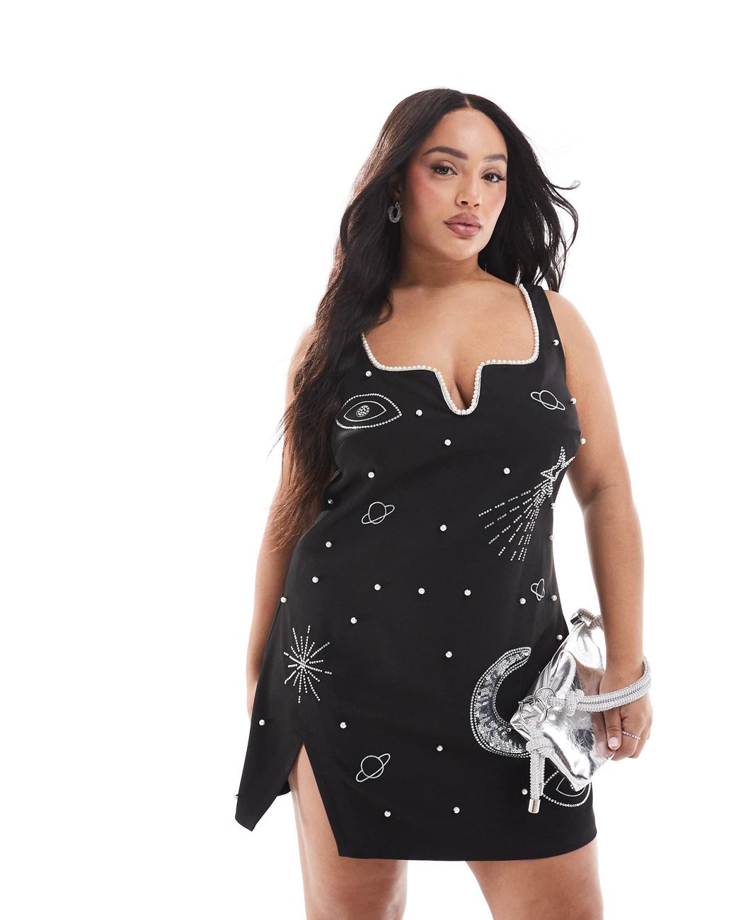 Renee Studio Plus X Michelle Nayla Exclusive Celestial Sequin And Pearl ...