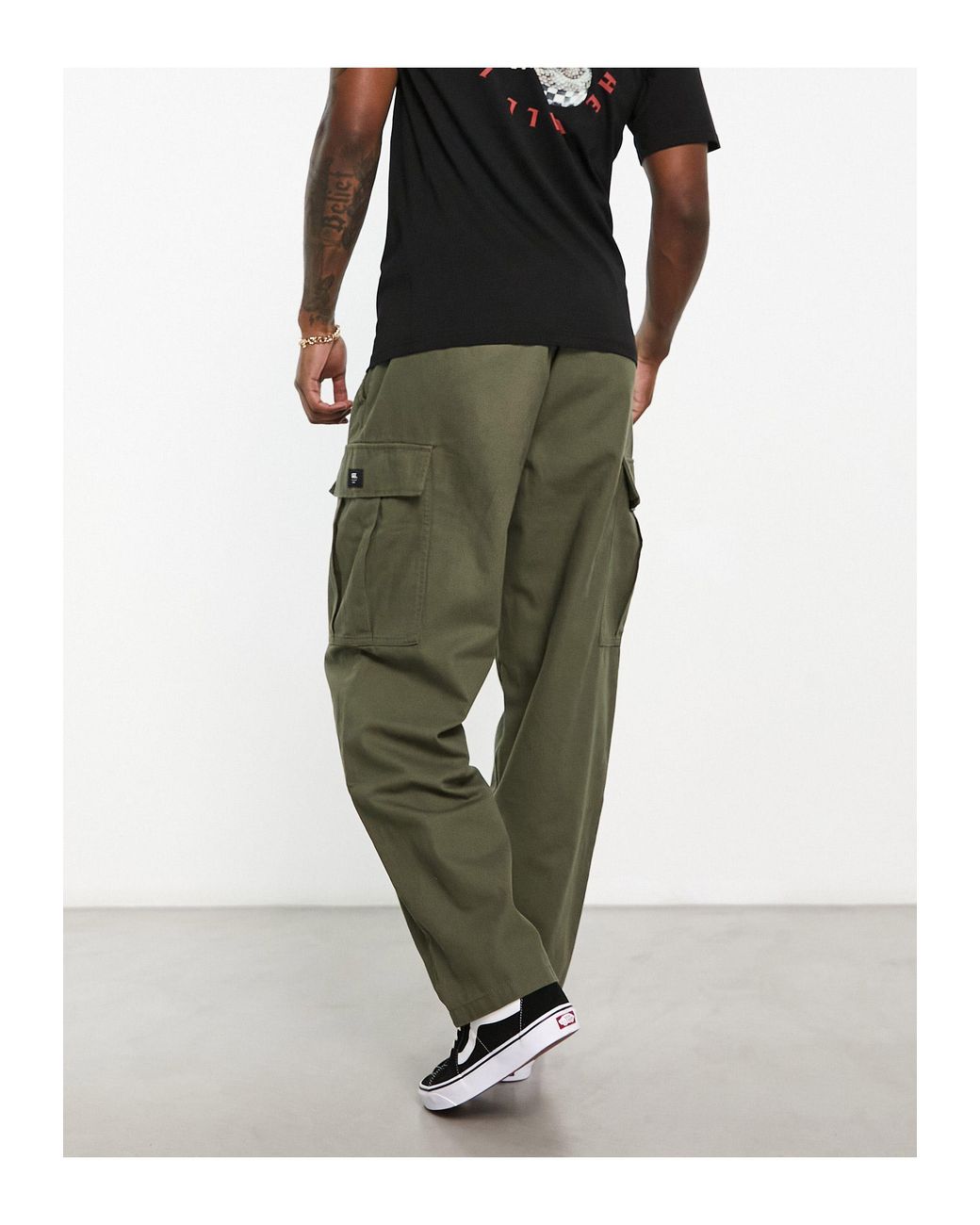 Vans pants mens Green store