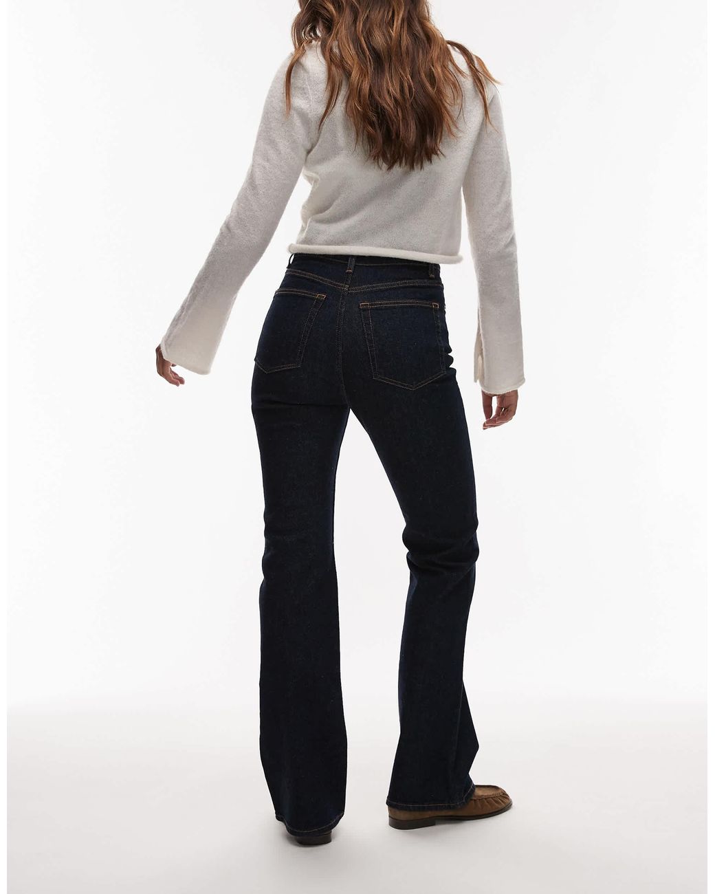 ARKET Rain Slim Flare Jeans in Blue | Lyst