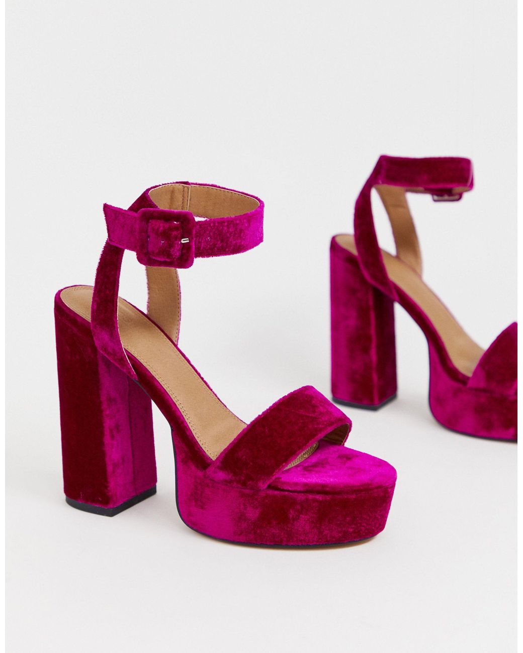 ASOS Hostess Platform Heeled Sandals | Lyst