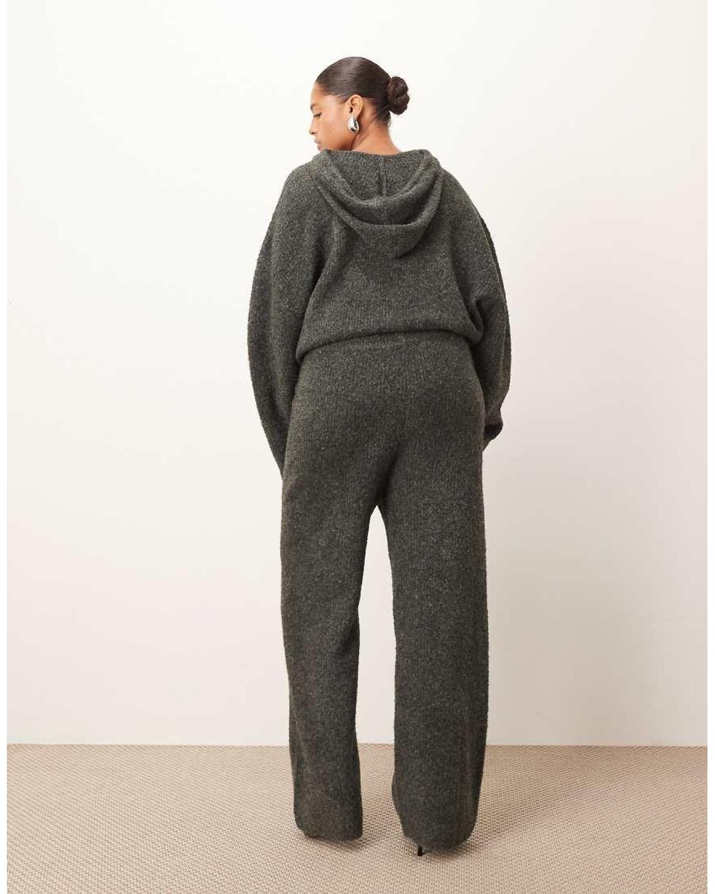 ARRANGE Curve Boucle Knit Straight Leg Trouser Co-ord | Lyst UK