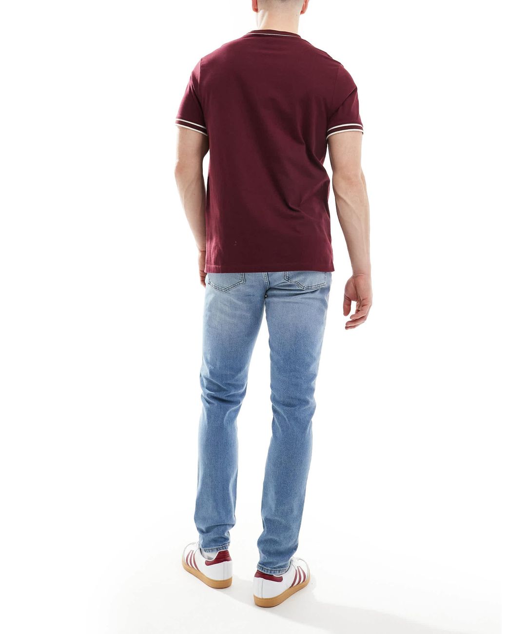 ASOS Skinny Jeans in Red for Men | Lyst