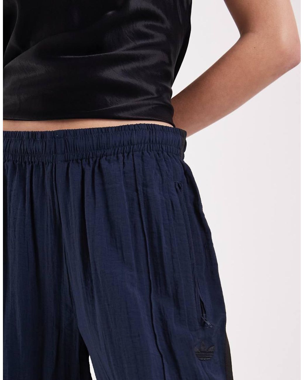 adidas Originals x ASOS Nylon Track Pants in Blue | Lyst UK