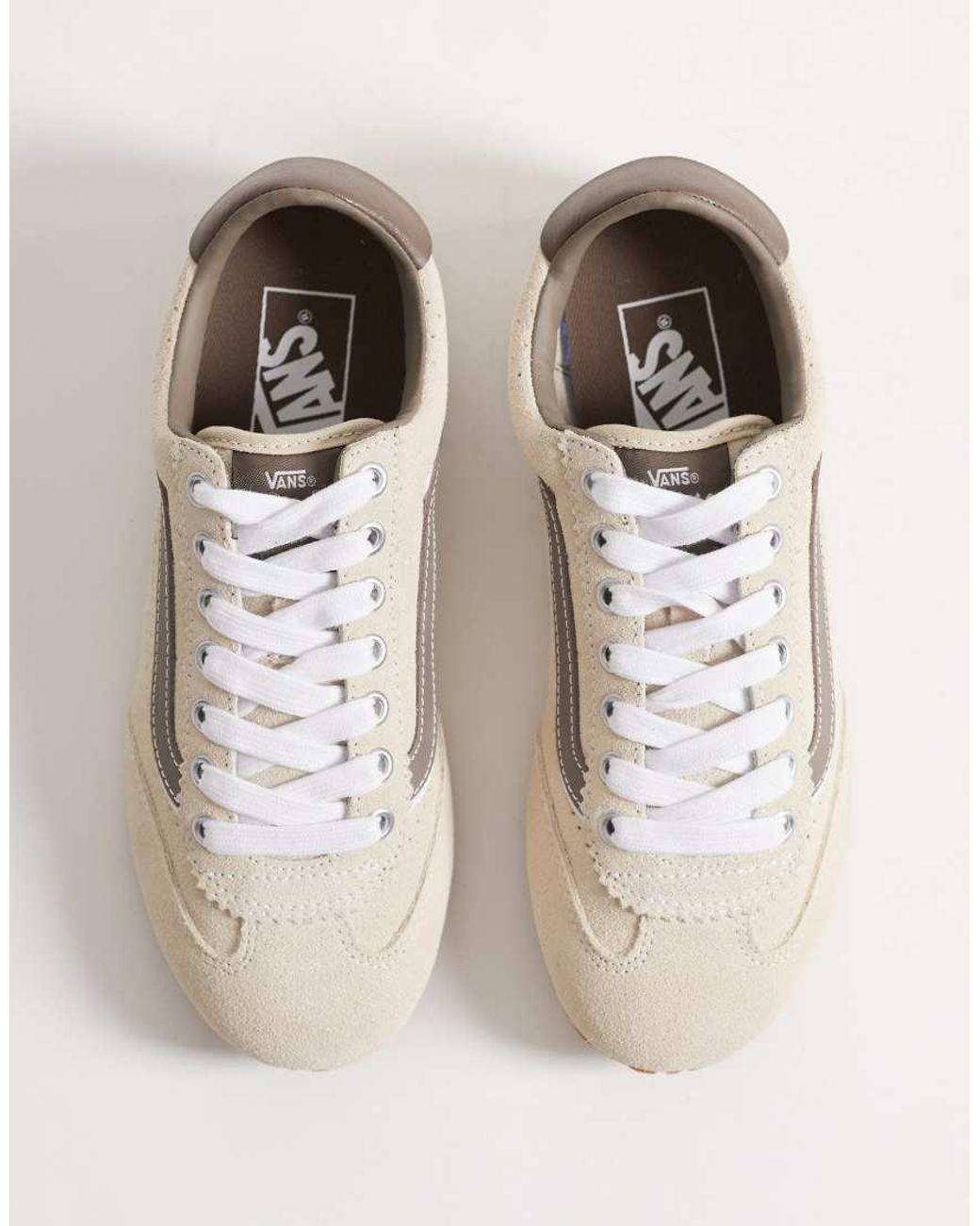 Vans Super Lowpro Trainers in White | Lyst UK