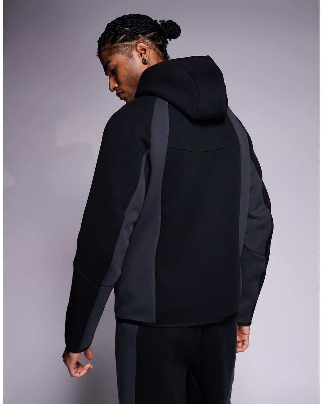 Nike Tech Fleece Pro Full Zip Hoodie in Blue for Men | Lyst