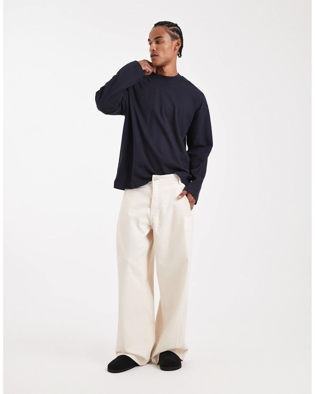 ASOS Circular Design Collection Super Heavyweight Oversized Long Sleeve ...