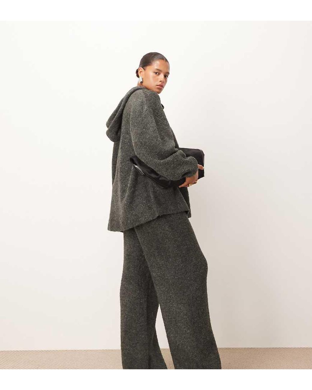 ARRANGE Curve Boucle Knit Straight Leg Trouser Co-ord | Lyst UK