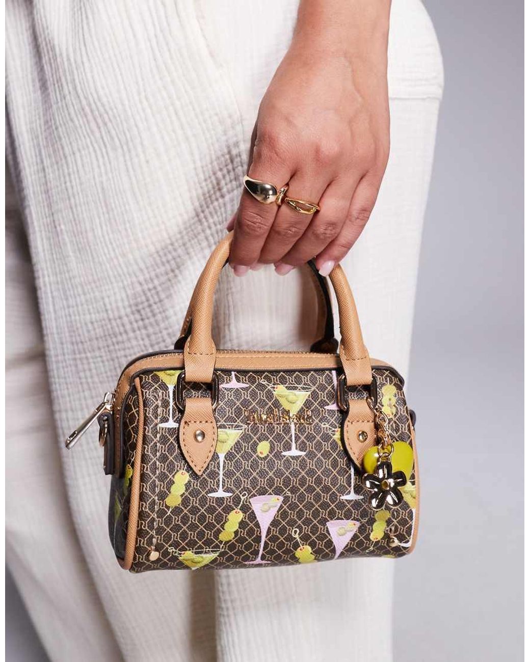 River Island Martini Mini Bowler Bag | Lyst UK
