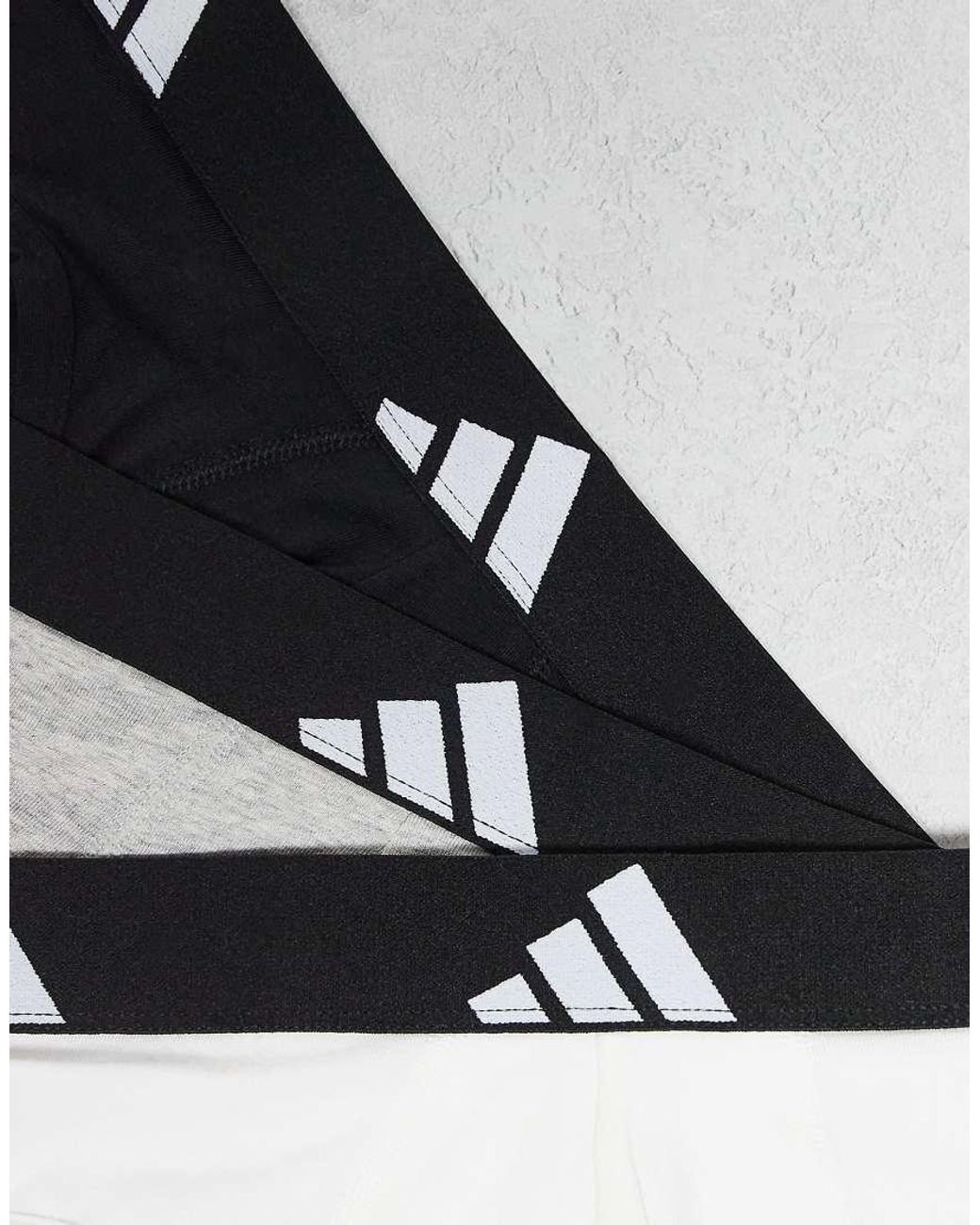 adidas 3 Pack Active Flex Cotton Briefs for Men | Lyst UK