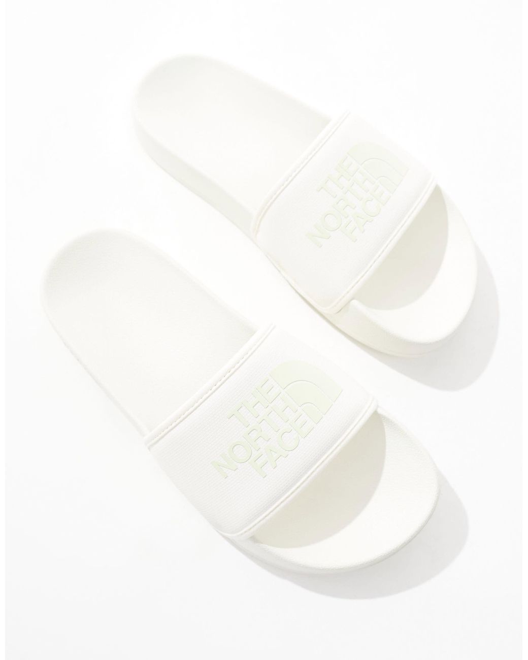 The North Face Base Camp Iii Sliders in White | Lyst