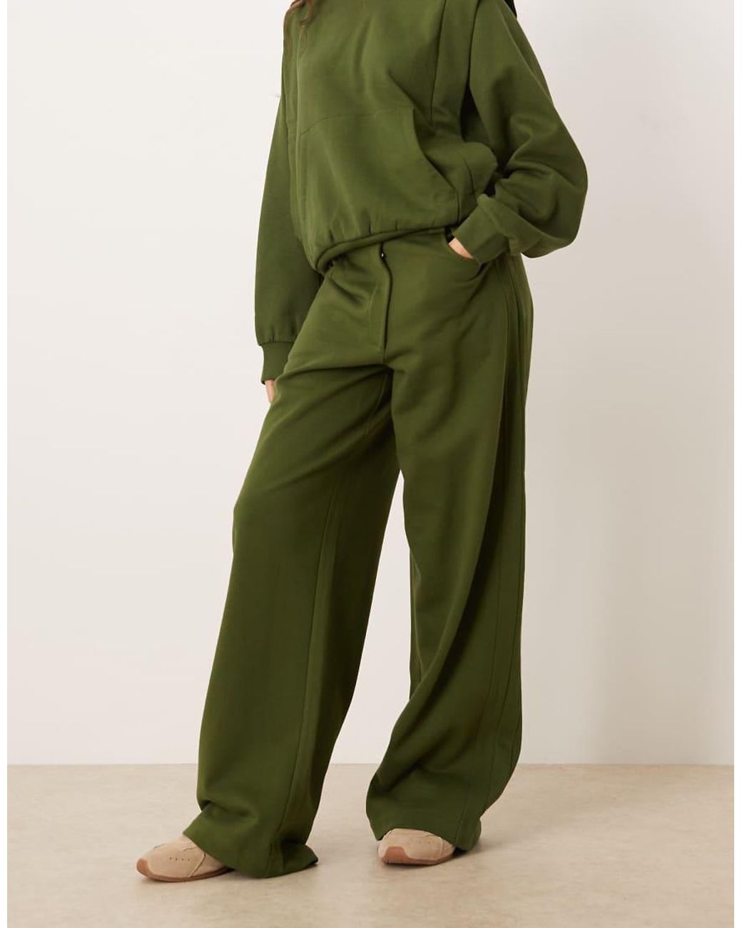 ASOS Circular Design Collection Wide Leg Sweatpants With Seam Details ...