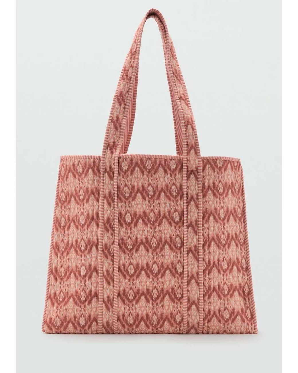 Mango Teen Tote Bag in Red | Lyst UK