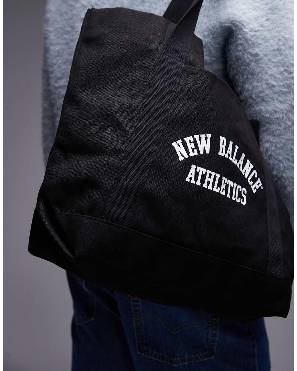 New Balance Canvas Tote Bag in Blue for Men | Lyst UK