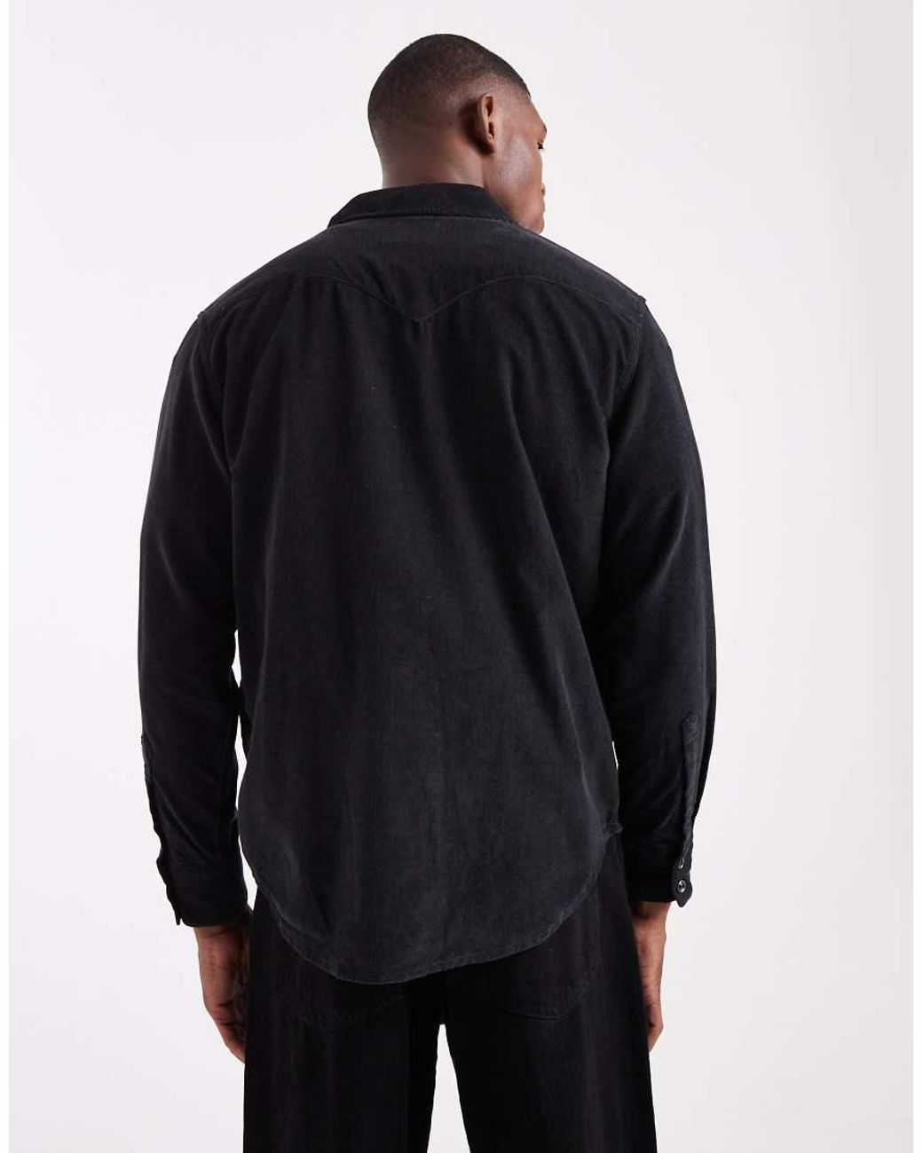 Levi's Barstow Western Standard Cord Shirt in Blue for Men | Lyst UK